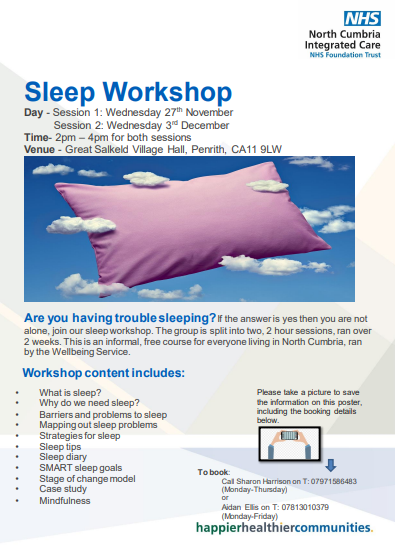 Wellbeing Service Groups | NHS Physical Health Psychology Cumbria